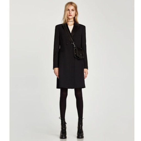 Zara | Jackets & Coats | Zara Studio Collection Pinstripe Jacket | Poshmark